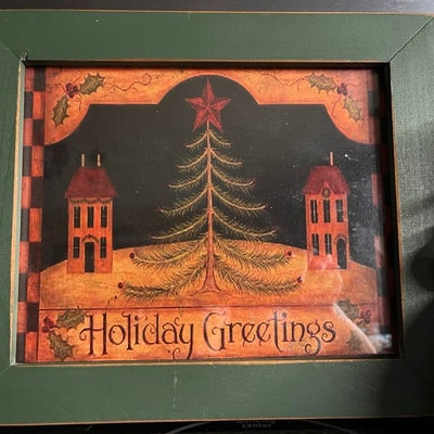 Primitive Farmhouse Vintage Rabbit Bunny the Hare 1834 Spring Picture ...