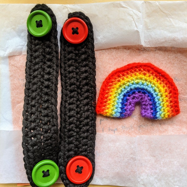 Crochet Lightning Bolt Brooch Pattern - Etsy