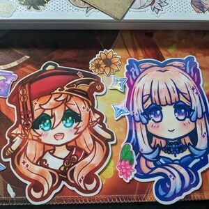 Vocaloid Rin and Len Holographic and Vinyl Stickers - Etsy
