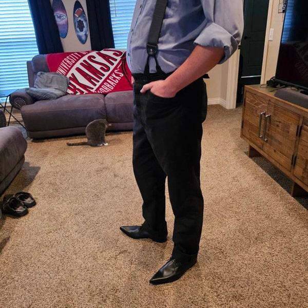 Isaac - 4 Bat Buckle Winklepicker Boot - Etsy