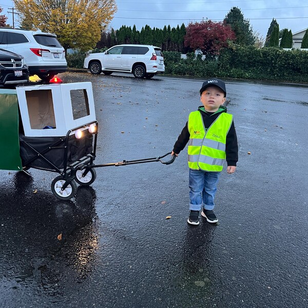 PERSONALIZED Garbage Man Costume, Trash Man Costume, Construction Vest ...