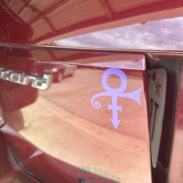 Prince Symbol Bumper and Glass Vinyl Decal - Etsy UK