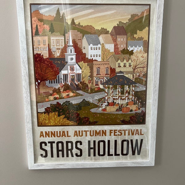 Stars Hollow "autumn Festival" Travel Poster - Etsy