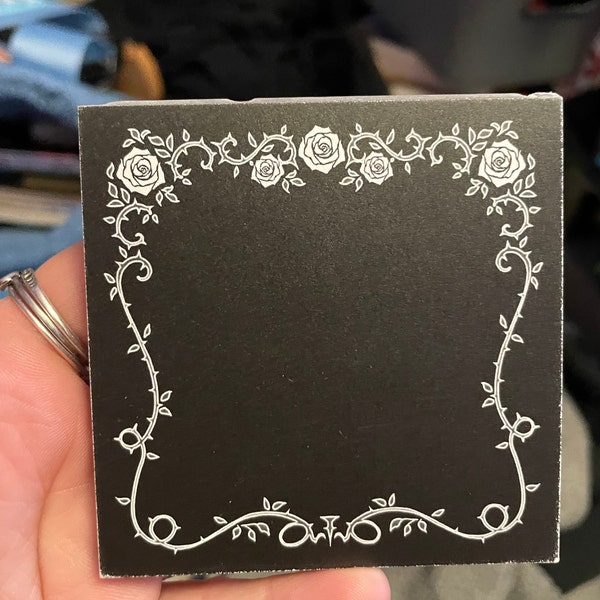 Dark Romantic Gothic Planner Sticker Sheet (24 Pieces), Minimal ...