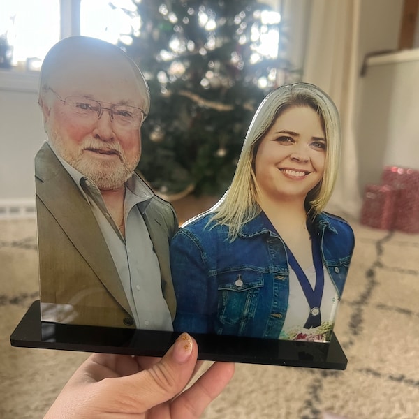 Custom Photo Statuette, Acrylic Photo Cutouts, Custom Photo Sculptures ...