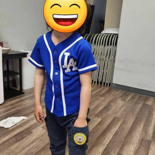 Kids & Youth Baseball Button Down Jersey League Sports Team Uniforms ...