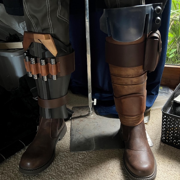 Jyn Erso Belt Gun Holster Leg Strap Cosplay Costume Prop Leather Belt ...