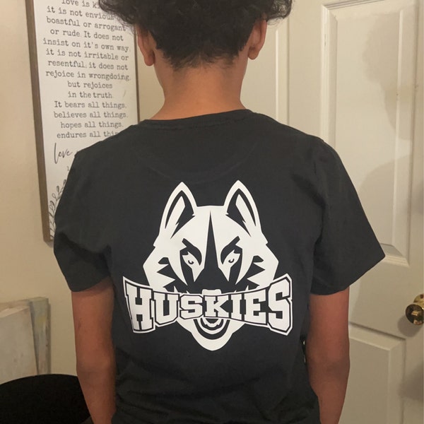 Huskies Mascot Cricut Svg File Digital School Logo Design Husky Dog ...