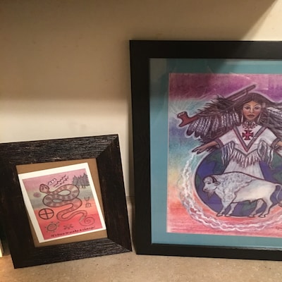 Selu Cherokee Corn Mother Spirit of Abundance Petroglyph Portrait by ...