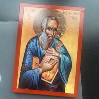 Saint Peter Icon the Apostle, Handmade Greek Orthodox Icon Apostle ...