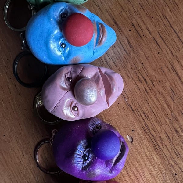 Handmade Polymer Clay Creepy Figures Set 2 - Etsy
