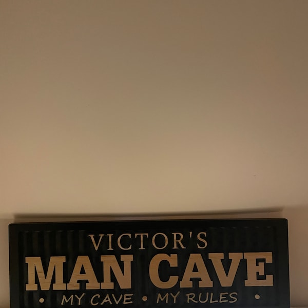 Personalized Man Cave Sign Custom Man Cave Name Sign for Bar Game Poker ...