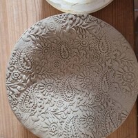 Mexican Folk Pattern Mini Rolling Pin, Embossing Rolling Pin, Laser ...