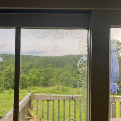 Lace Border Suncatchers, Window Pane Decorative Decal, Rainbow Maker ...