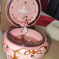 Personalised Ballerina Musical Carousel Wooden, Custom Heirloom Music ...