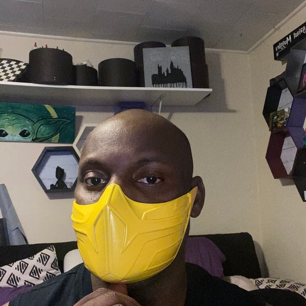 Kabal Half Skull Mask MK9 MK10 MKX MK11 Aftermath Mortal Kombat Mask ...