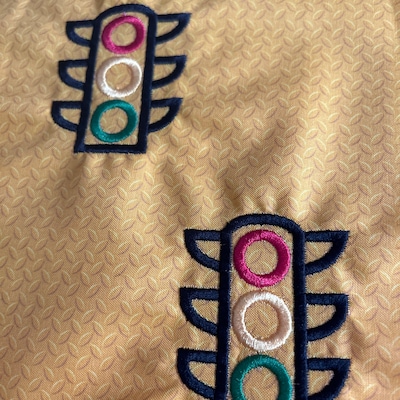 Traffic Lights Applique Design. Traffic Light Embroidery - Etsy