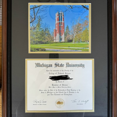 Ohio State Diploma Frame, OSU Graduation Gift, Free Shipping - Etsy