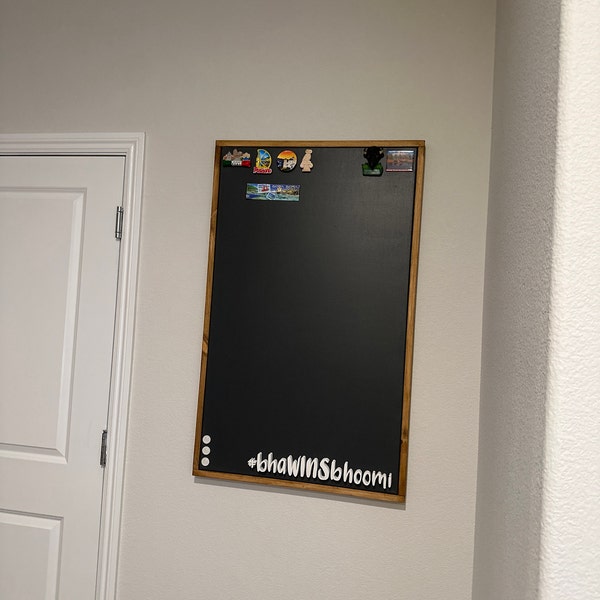 Large Personalized Magnet Board-custom Magnetic Message Board-kids Art ...