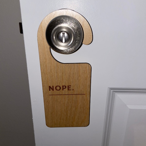 Enter If True, Do Not Disturb Sign, Feeling Lucky Work Door Hanger ...