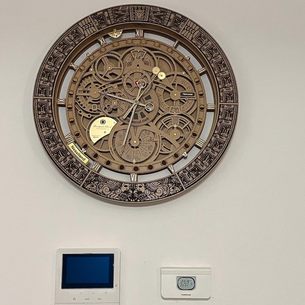 Hand Assembled Unique Astronomical Clock - a Luxury Gift With Steampunk ...