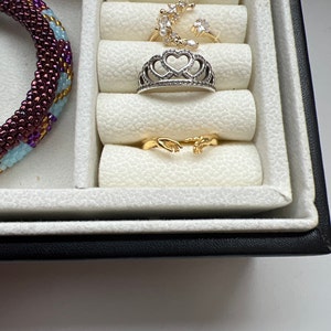 Sterling Silver Hand Ring, Adjustable Sized Ring, Creation of Adam Ring ...