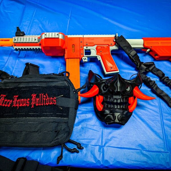 Japanese Hannya Half Mask Oni Demon Mask 3D Printed Samurai Mask - Etsy