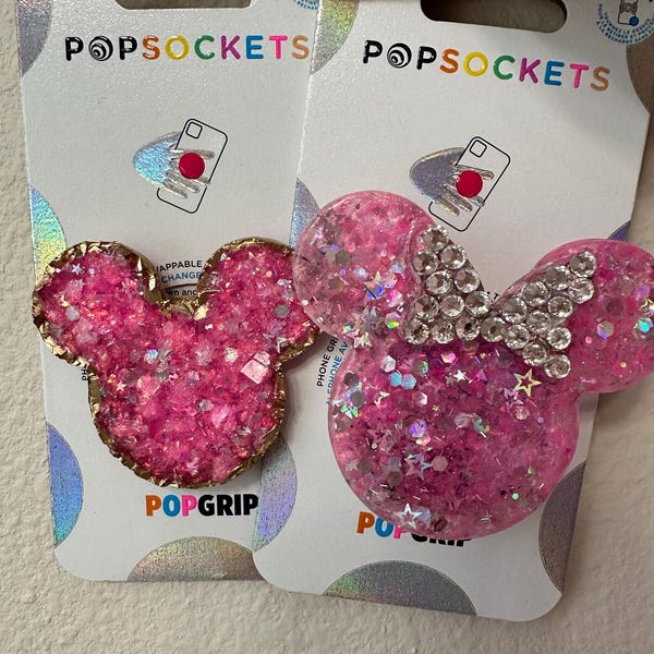 Glitter Holographic Rainbow Butterfly Popsocket Popgrip - Etsy