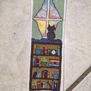 Cross Stitch Bookmark Pattern Desert Sunset Instant Download PDF ...