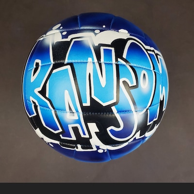 Custom Volleyball Hand Painted Ball Unique Personalized Sports Gift ...