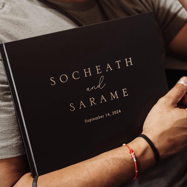 Custom Gold Foil Vow Book Set, Wedding Vow Books, His and Hers Vows ...