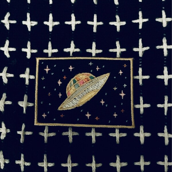 Disco UFO Patch - Etsy