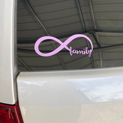 Infinity Family Decal, Infinity Symbol Vinyl Decal, Infinity Symbol ...
