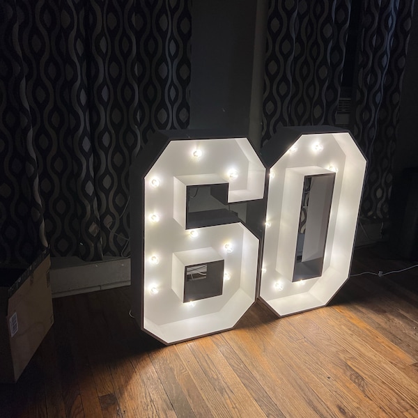 3FT Marquee Letters, Numbers | 3D Letters | Large Light up Letters ...
