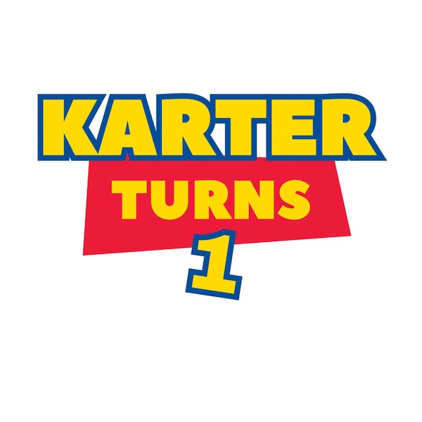 Editable Toy Story PNG Logo Canva Template | Toy Story Custom Logo Name ...