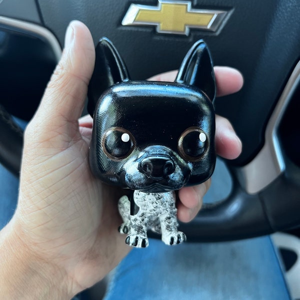 Custom Australian Cattle Dog Figurine, Heeler Art, Queensland Heeler ...