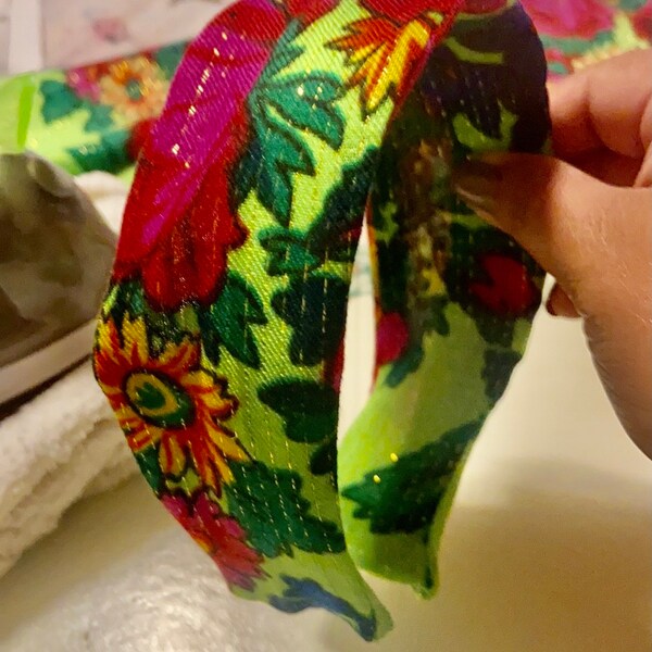 Metallic Floral Scarf | Navajo Flower Scarf |grandma Scarf |saani ...