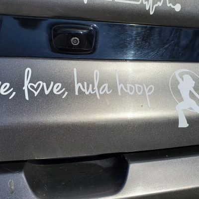 Live, Love, Hula Hoop Car Decal - Etsy