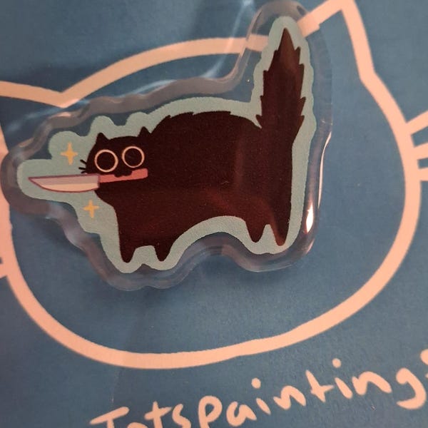 4 Cat Ghosts Stickers / Sticker Pack / Hydroflask / Cat Sticker ...