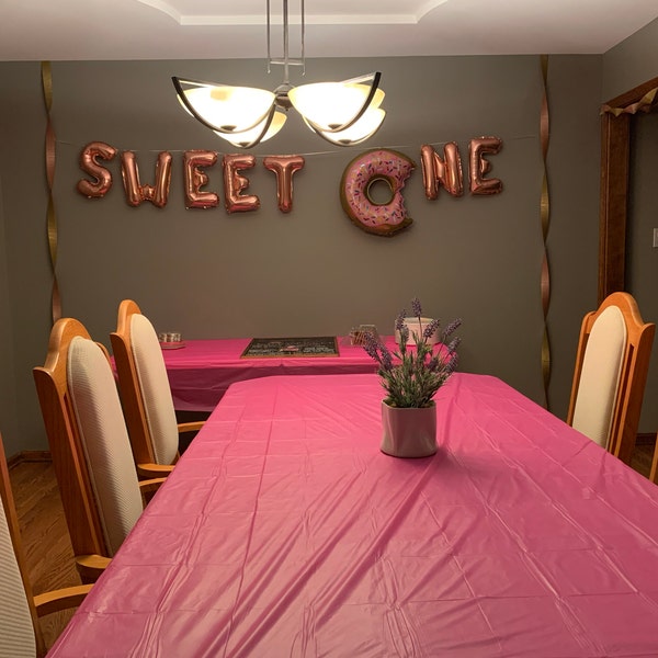 Sweet One Balloons Donut Birthday Decor First Birthday Party 1st ...