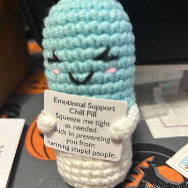 Crochet Emotional Support Dumpster Fire Amigurumi,burning Trash Can ...