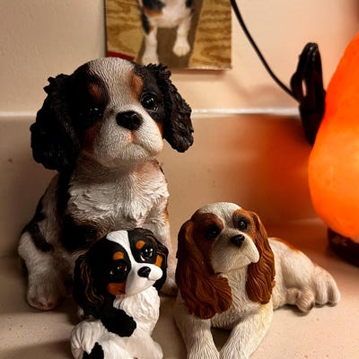 Mini Cavalier King Charles Spaniel Handmade Resin Collectible - Etsy