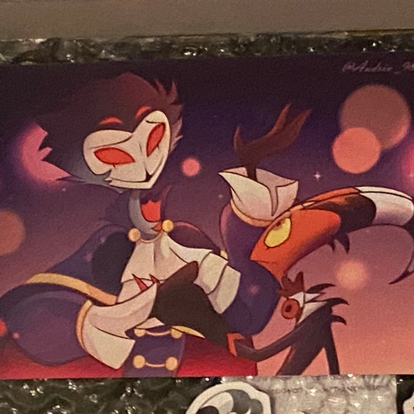 Blitz and Stolas Helluva Boss Print Blitzo Poster B5prints - Etsy