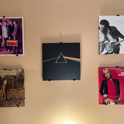 Multi-pack Minimalist Vinyl Wall Mounts Damage-free Album Holders, Wall ...