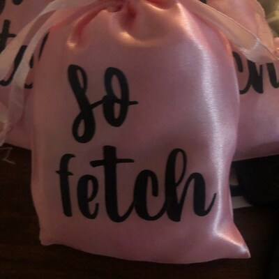 So Fetch Party Bags/ Birthday Favors/ Party Bags/pink Party Favors ...