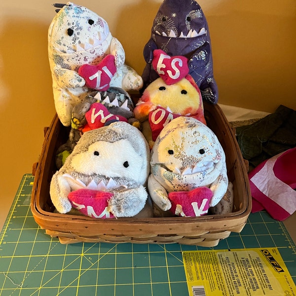 Love Monster (in 2 Sizes!) PDF Sewing Pattern and Tutorial —step-by ...