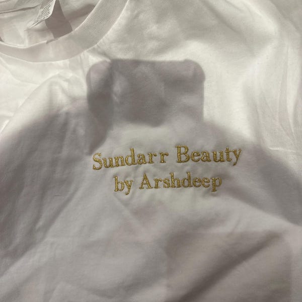 Custom Embroidered Beauty Tunic, Salon Uniform, Lash Nail Tech Make up ...