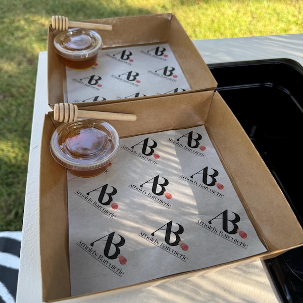 Personalized Food Safe Paper, Custom Logo Deli Paper, Food Wrapping ...