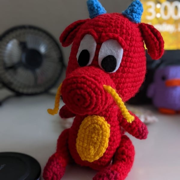 Mushu Crochet Pattern - Etsy