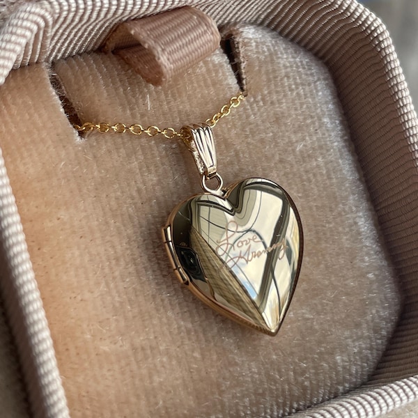 Gold Filled Oval Locket, Minimalist Heirloom Personalized Gifts, Photo ...